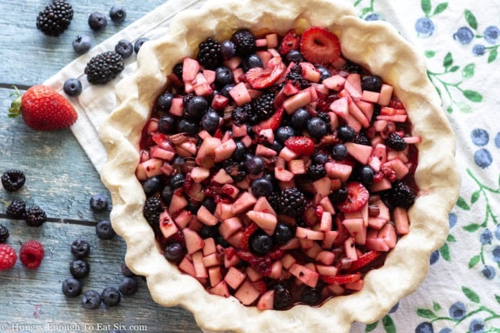 The Best Fruits of the Forest Pie Recipe — Hungry Enough To Eat Six