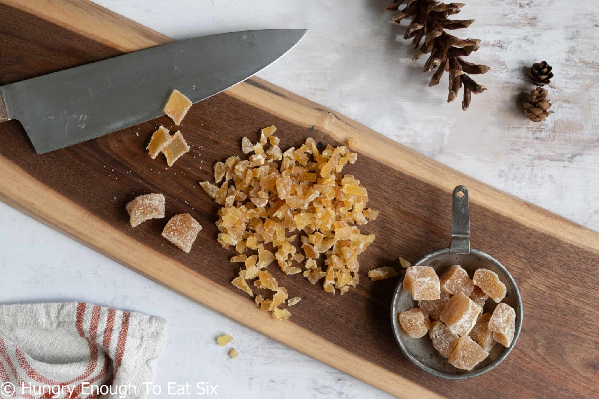 Ginger Cookies, with Candied Ginger — Hungry Enough To Eat Six