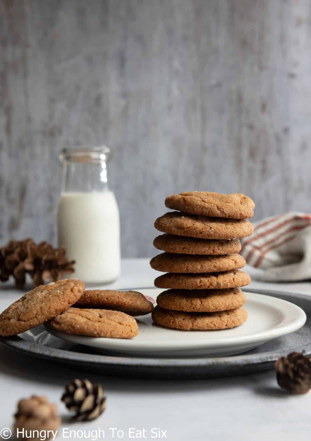 Ginger Cookies, with Candied Ginger — Hungry Enough To Eat Six