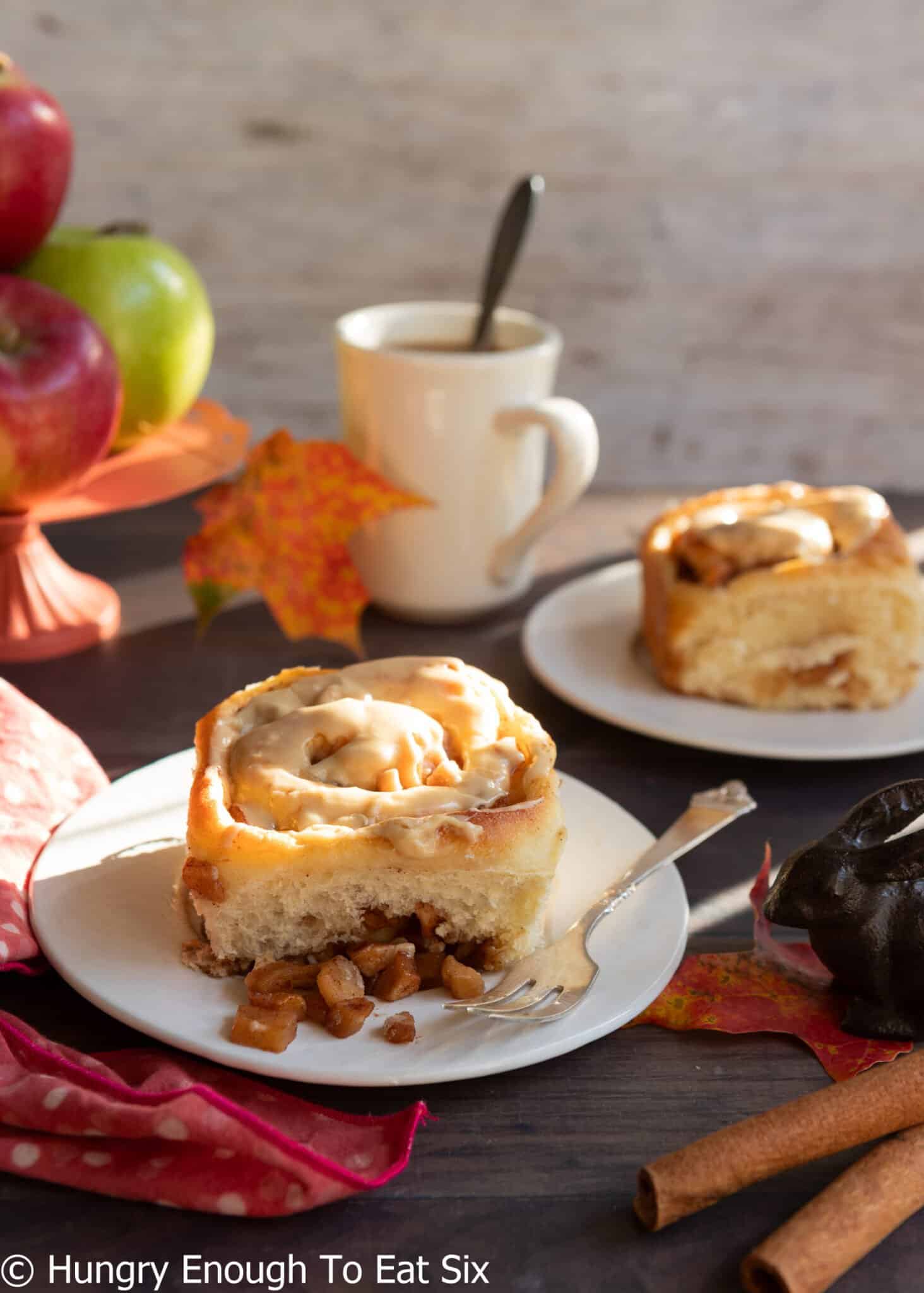 Apple Pie Cinnamon Rolls — Hungry Enough To Eat Six